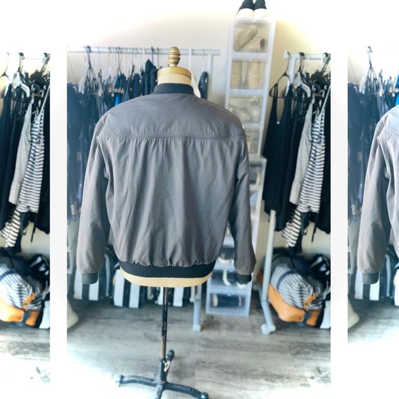 Derby | Jackets & Coats | Derby Of San Francisco M Mens Charcoal Bomber ...